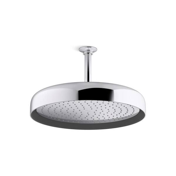 KOHLER Statement Round 1-Spray Patterns 2.5 GPM 14 in. Ceiling Mount ...
