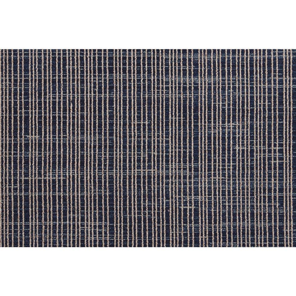 Natural Harmony Living Bliss Indigo Custom Area Rug with Pad 135025 ...