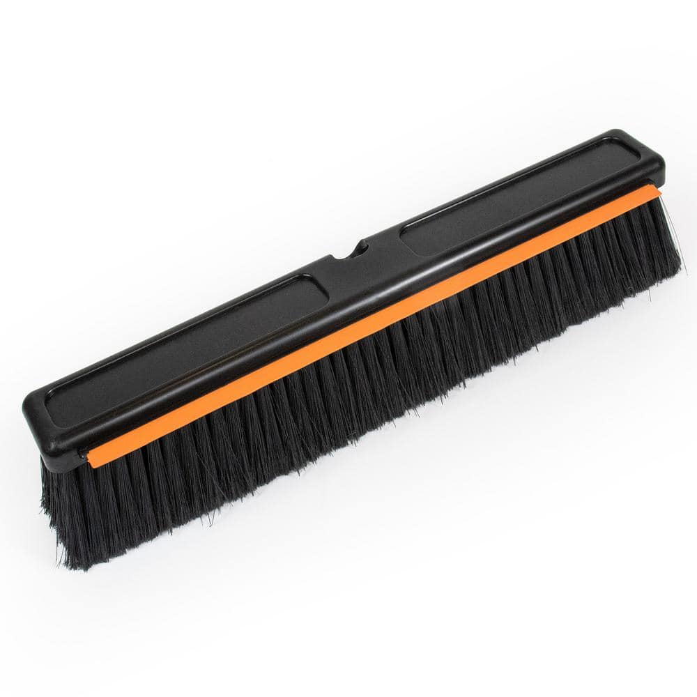 HDX 18 in. Interchangeable Push Broom with Squeegee Blade Head ...