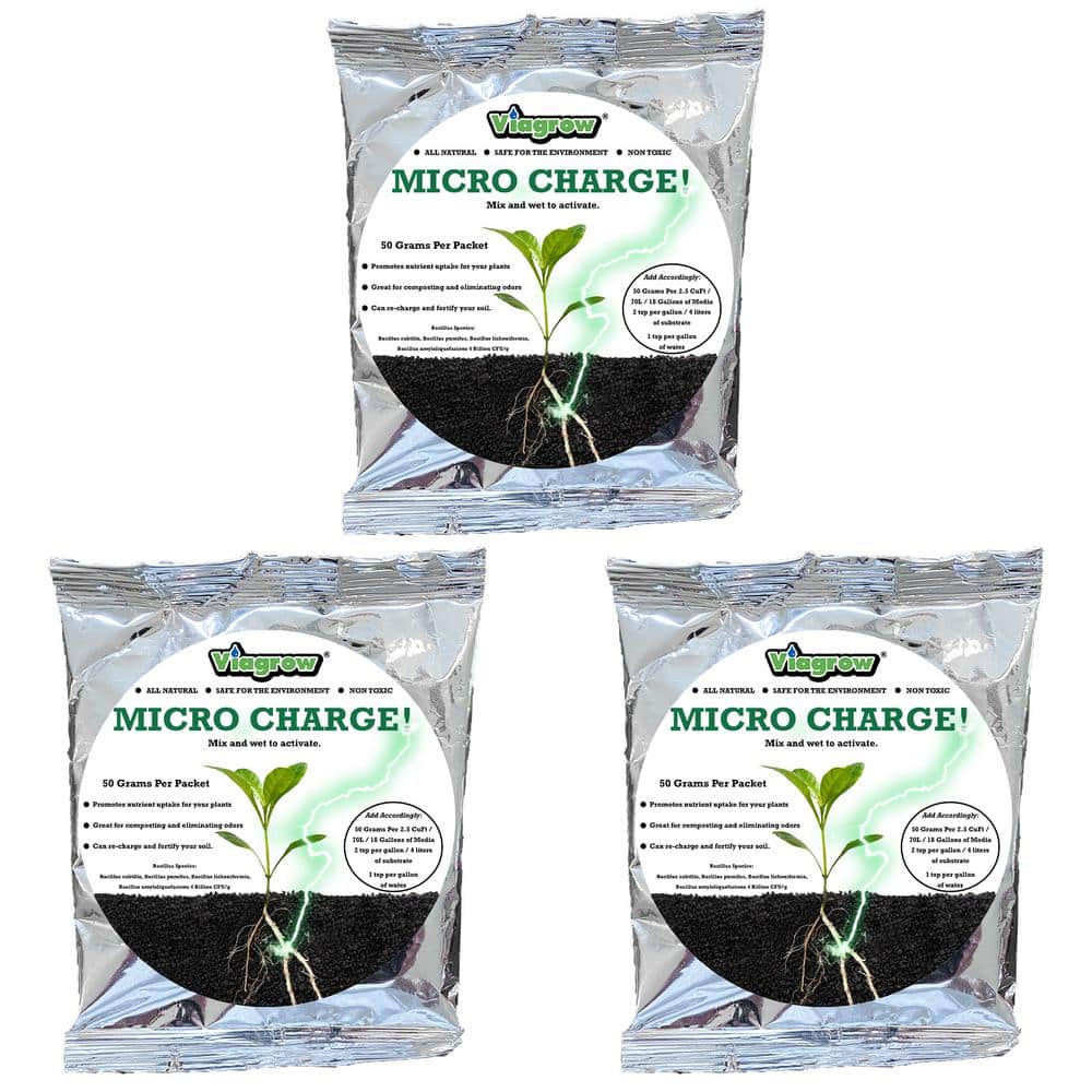 Viagrow 10 oz. Micro Charge/50g Per Pack (3-Pack) VMC150 - The Home Depot