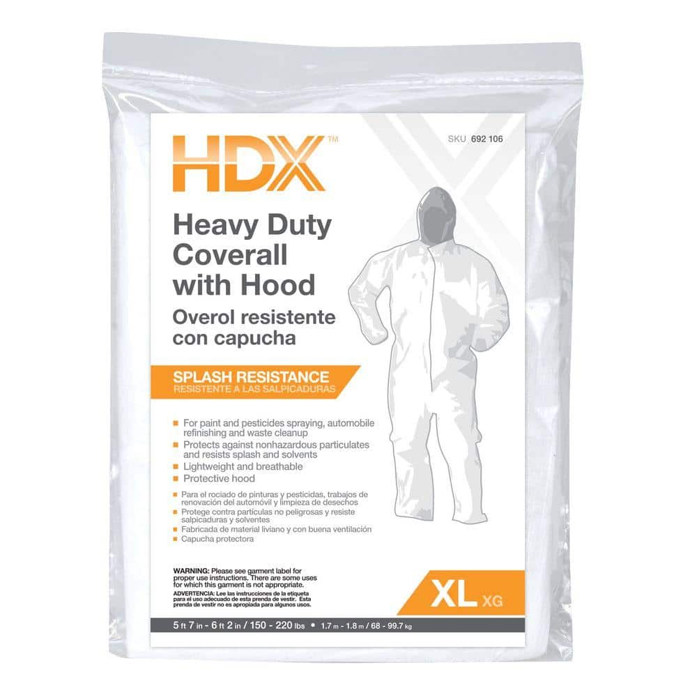 TRIMACO XL Heavy Duty Disposable Painters Coverall with Hood 09661HD ...