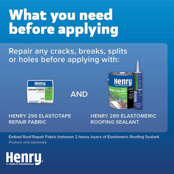 Henry 287 Solar-Flex White Acrylic Elastomeric Reflective Roof Coating ...