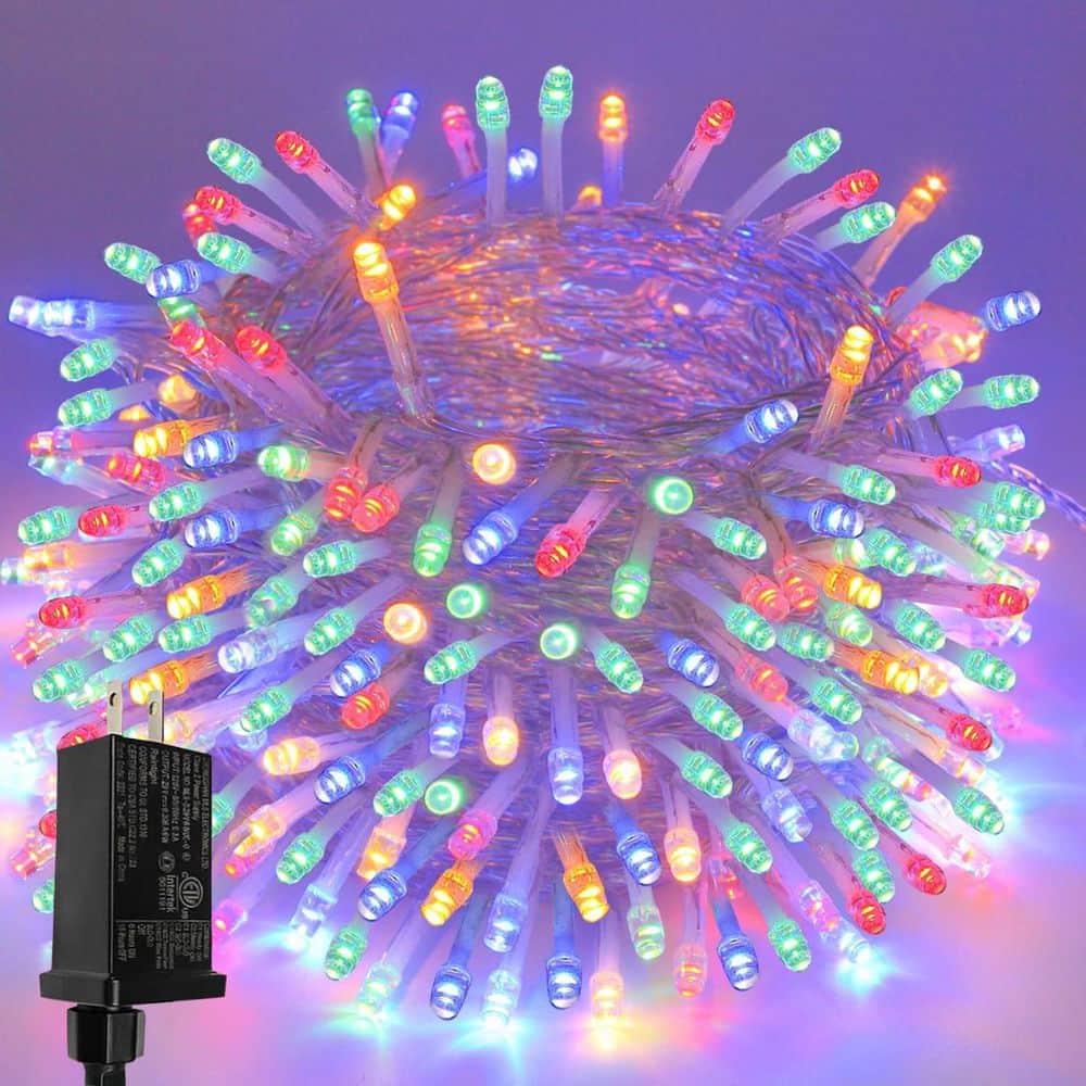FAWEY TRED INC 66 ft. Multi-Colored String Lights Outdoor/Indoor, 200 ...