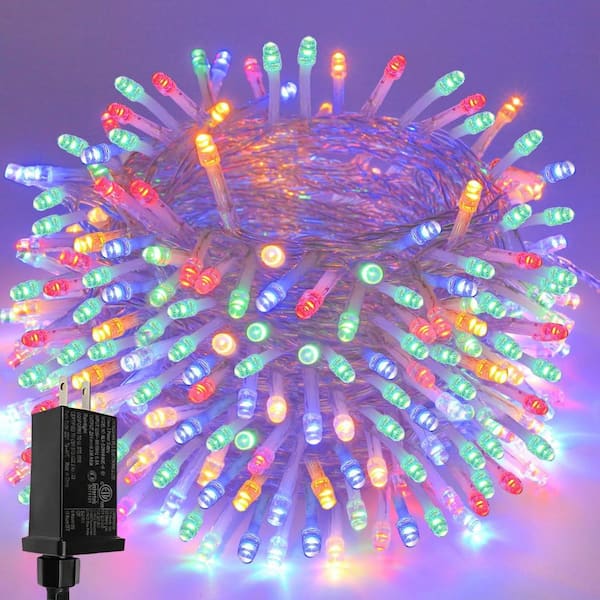 FAWEY TRED INC 66 ft. Multi-Colored String Lights Outdoor/Indoor, 200 ...