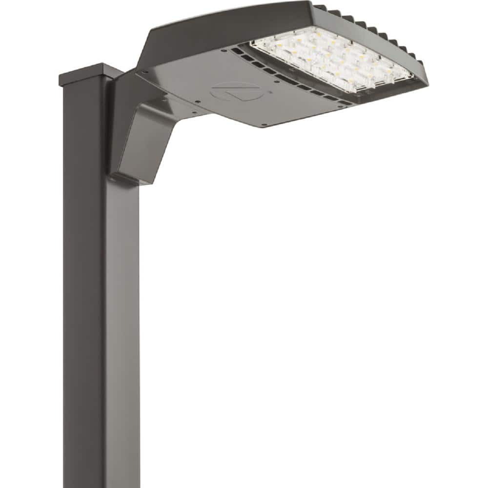 Lithonia Lighting 400-Watt Equivalence Integrated LED Bronze Outdoor ...