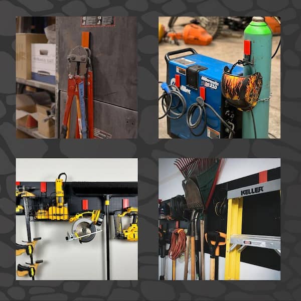 GATOR MAGNETICS MEGA 4.5 in. Open Hook Black 45 lbs. Capacity 300037 ...