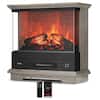 TURBRO Firelake 27 in. WiFi-Enabled Electric Convection Fireplace ...