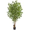 Nearly Natural Indoor 6 ft. Artificial Maple Tree 9174 - The Home Depot
