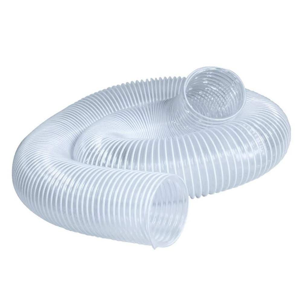 ‎POWERTEC 4 in. x 10 ft. Flexible PVC Dust Collector Hose for Dust ...