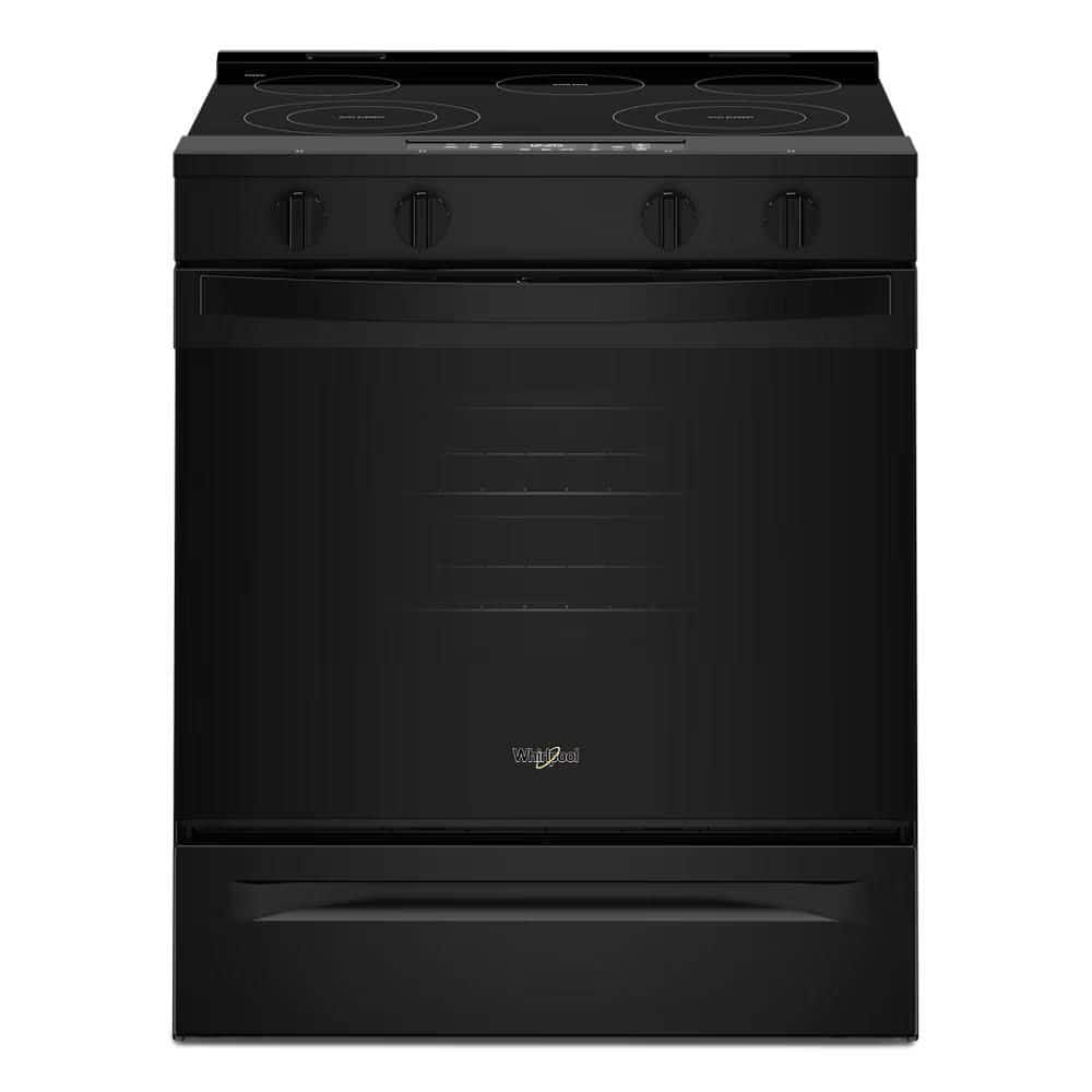 Black Slide In Electric Range