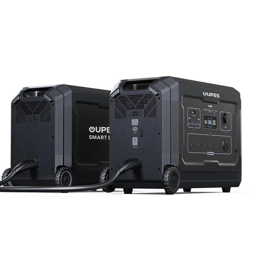 OUPES 10kWh Battery Generator Mega5 and B5 (5040Wh Plus 5040Wh) Solar ...