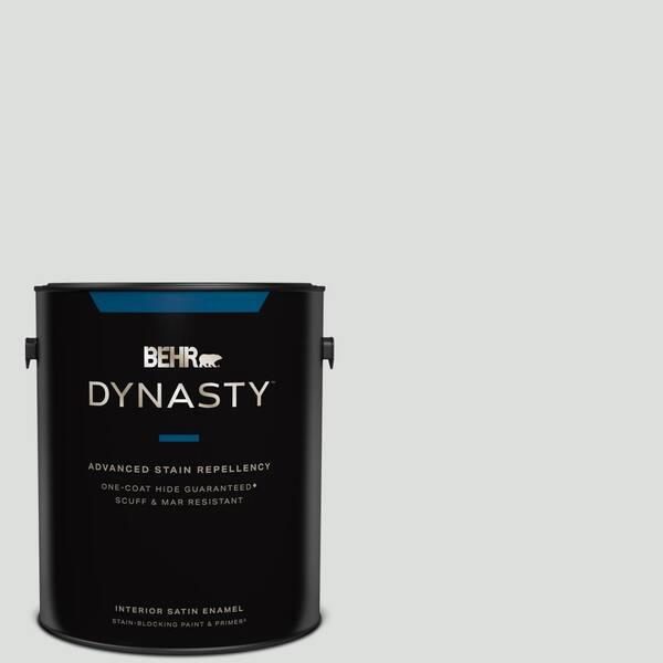 BEHR DYNASTY 1 gal. #720E-1 Reflecting Pool Satin Enamel Interior Stain ...