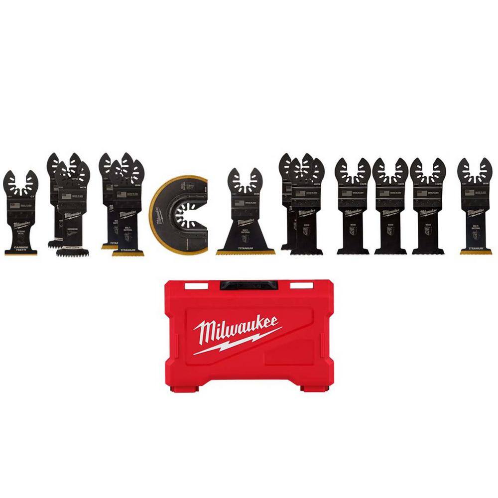 Milwaukee Multi Tool Oscillating Blade Set 13 Piece 49 25 1103W 49 10