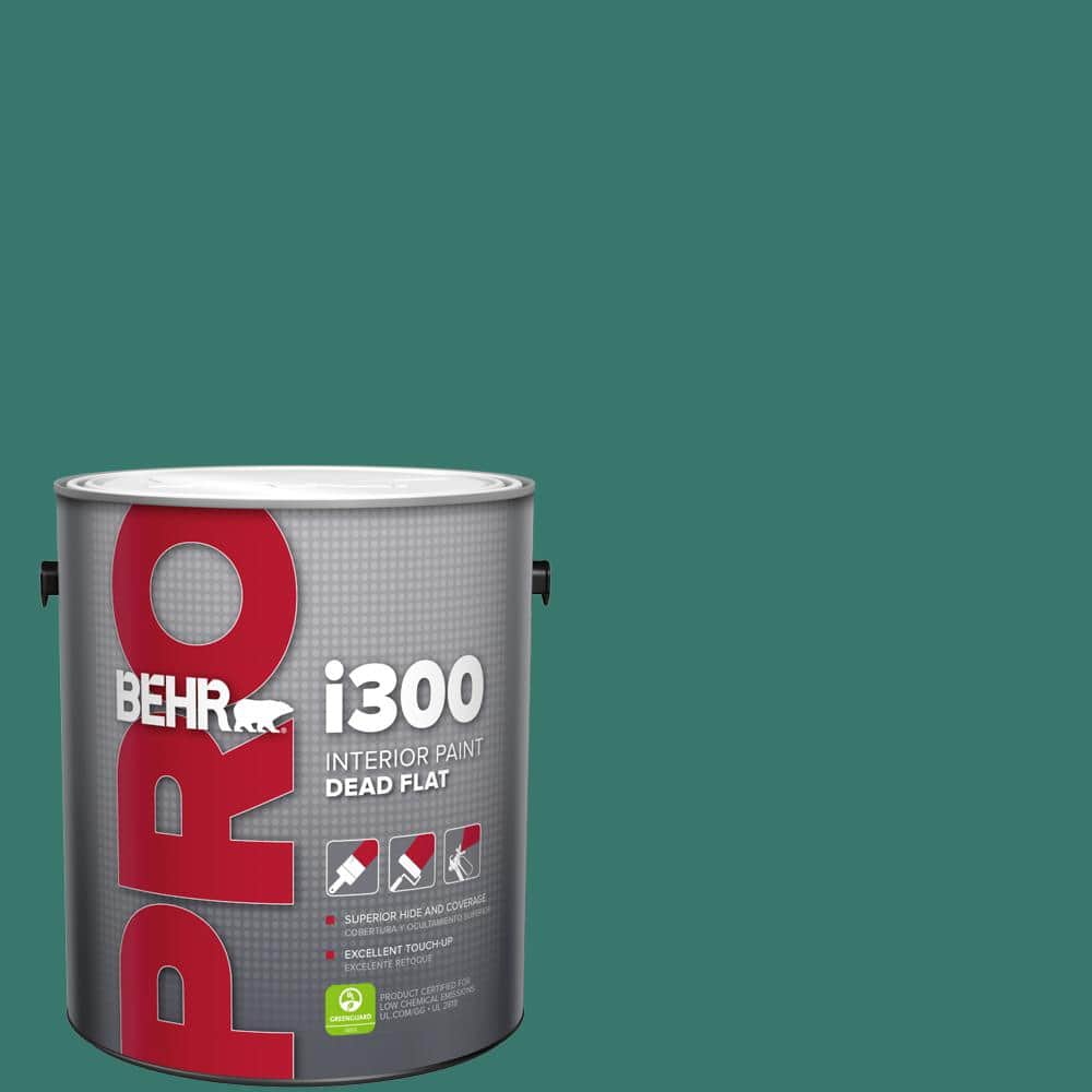 BEHR PRO 1 gal. #490D-7 Greensleeves Dead Flat Interior Paint PR31301 ...
