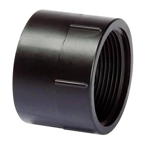 VPC 3 in. ABS DWV Hub x Hub Coupling Fitting 33-LN101-030B - The Home Depot