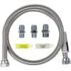 CERTIFIED APPLIANCE ACCESSORIES 4 ft. Universal Gas Line Connector Kit ...