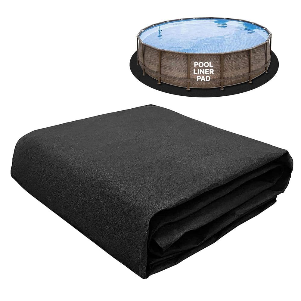 Swimline Hydrotools Above Ground Round Liner Pad, Pool Protector Mat ...