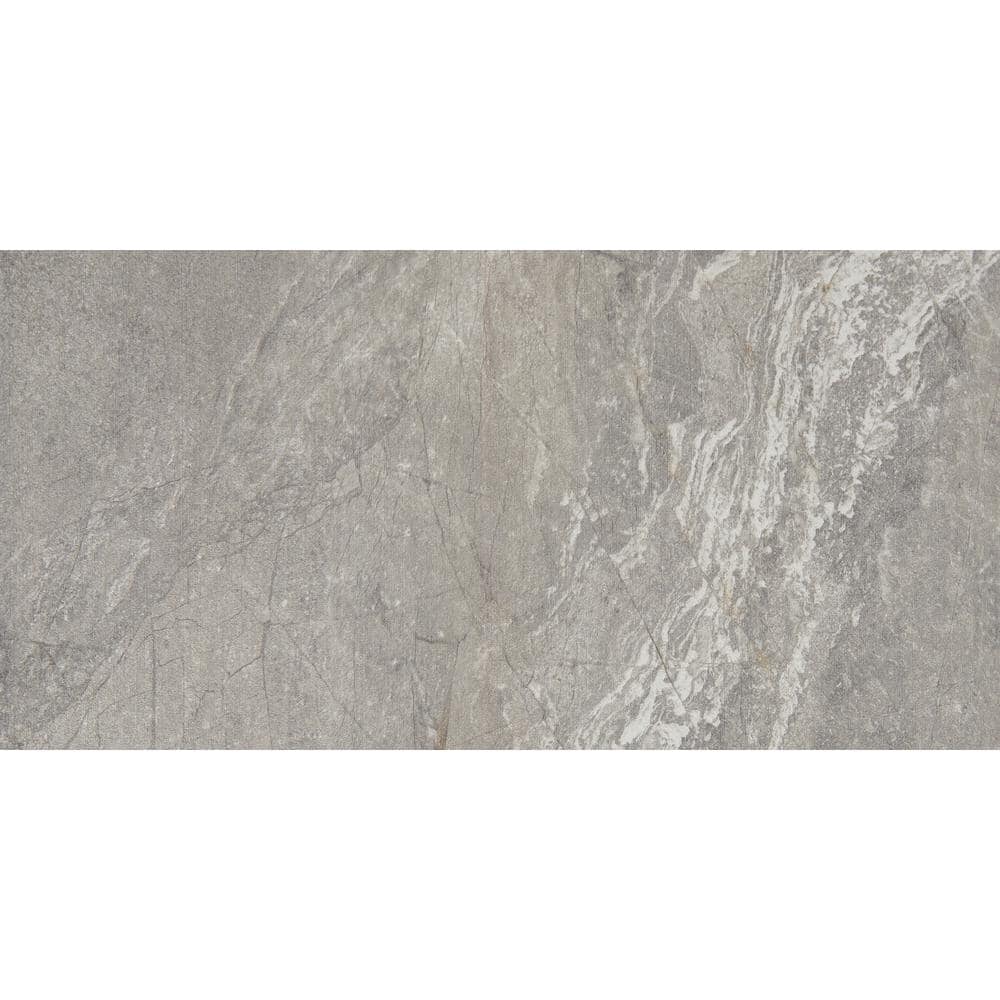 Daltile Perpetuo Eternal Grey 12 in. x 24 in. Color Body Porcelain ...