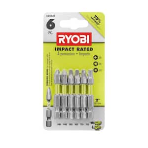 RYOBI SpeedLoad+ Titanium 4-Piece Hex Shank Pilot Drill Bit Set AR1859G