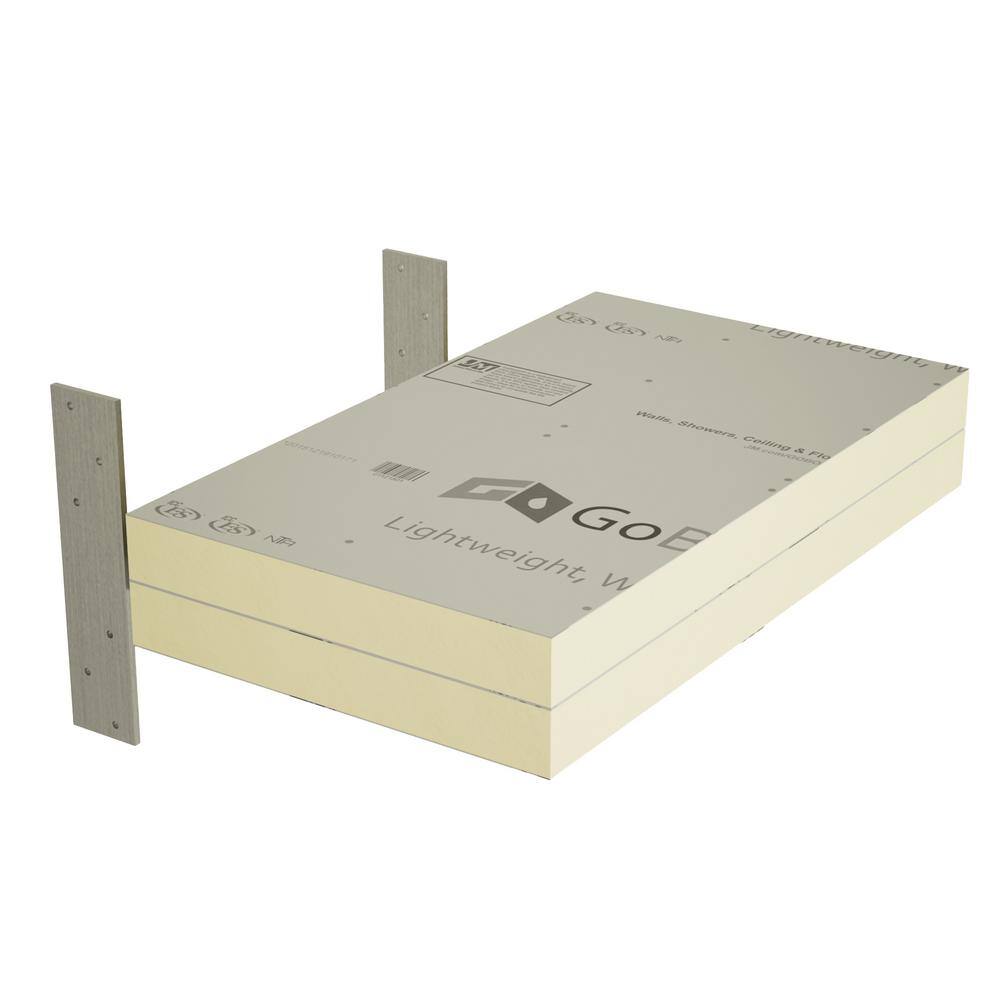 THE ORIGINAL GRANITE BRACKET 36 in. x 14 in. x 4 in. Floating Shower ...