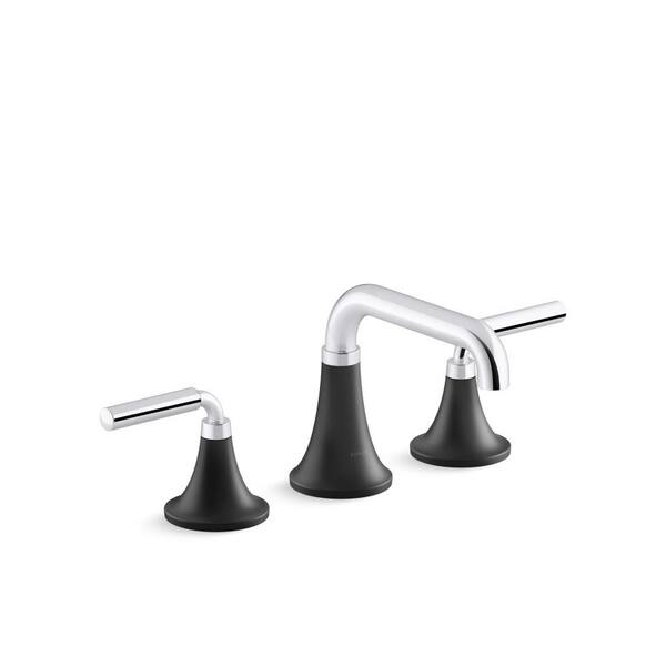 KOHLER Tone 8 in. Widespread Double Handle 0.5 GPM Bathroom Faucet in ...