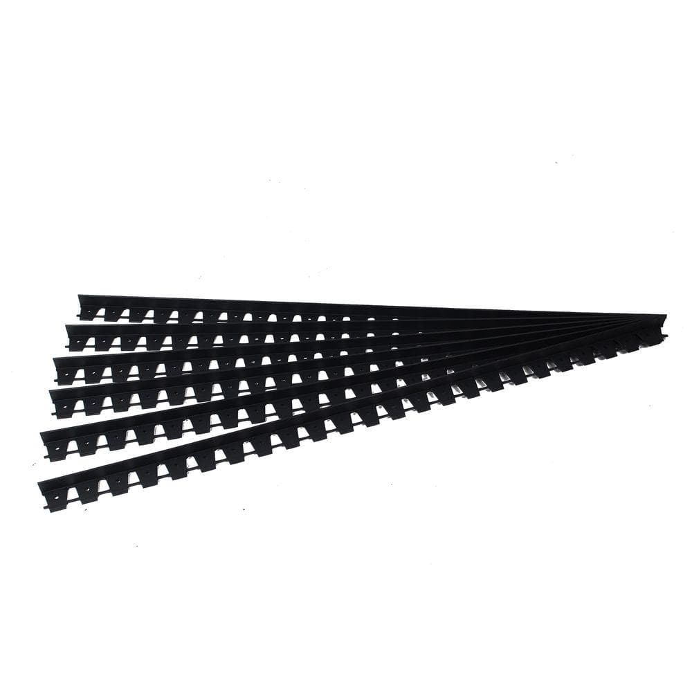 ProFlex 36 ft. x 2.8 in. Black Vinyl Contractor-Pack Paver Edging ...
