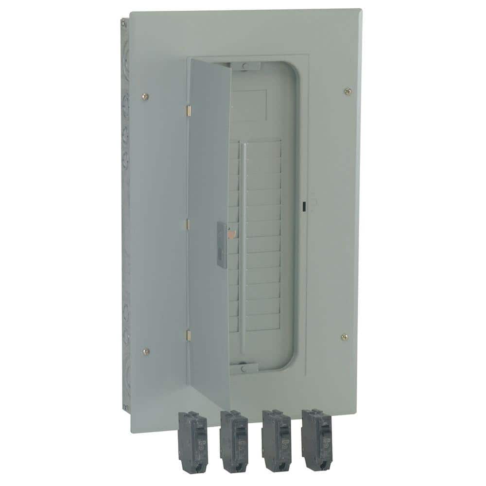 GE PowerMark Gold 125 Amp 24-Space 24-Circuit Indoor Main Lug/ Main Lug ...