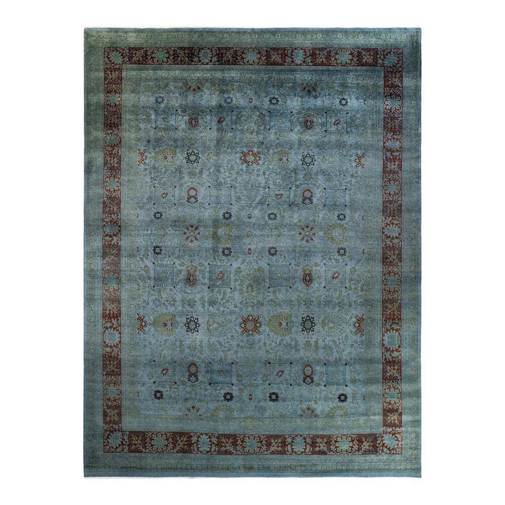 Solo Rugs Gray 10 ft. 3 in. x 13 ft. 6 in. Fine Vibrance One-of-a-Kind ...