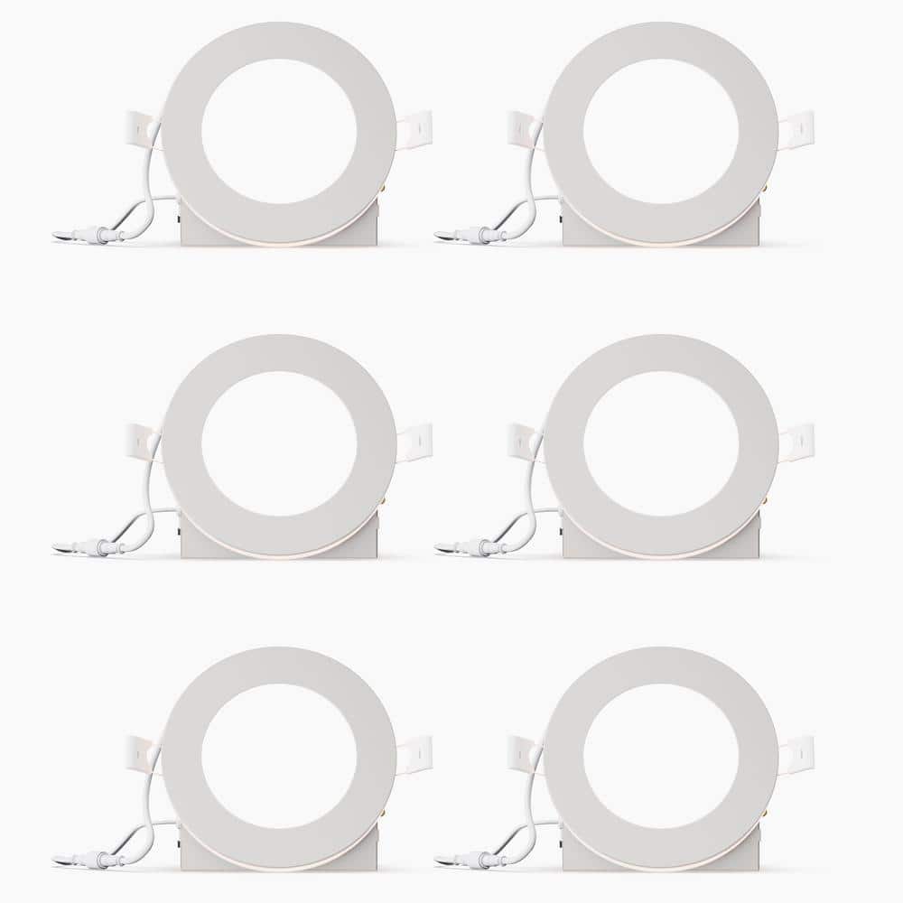 InfiBrite 4 in. Slim Recessed LED with Night Light 5CCT Selectable ...