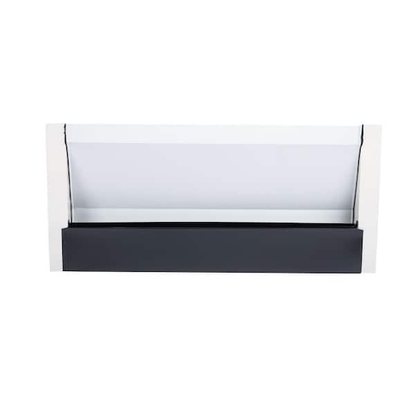 Gibraltar Building Products 4 ft. Galvanized Steel Off Ridge Vent in ...