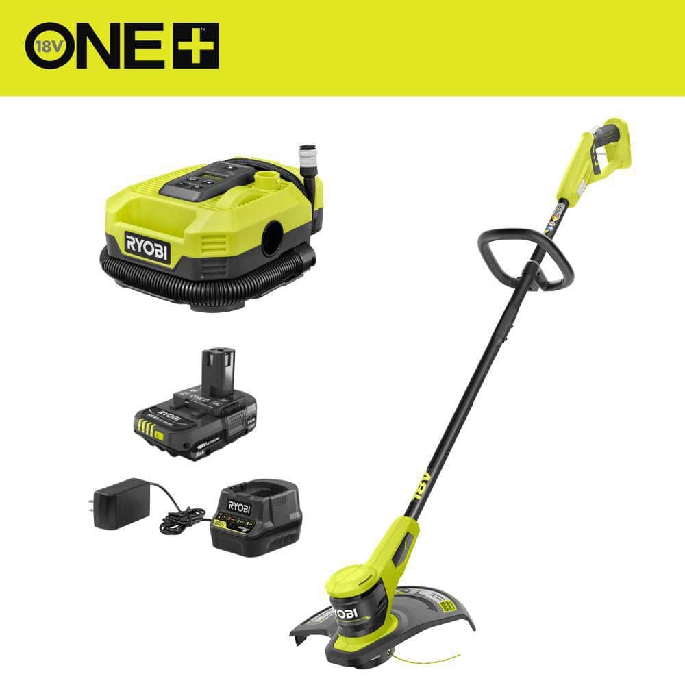 Reviews for RYOBI ONE+ 18V 13 in. Cordless Battery String Trimmer and ...