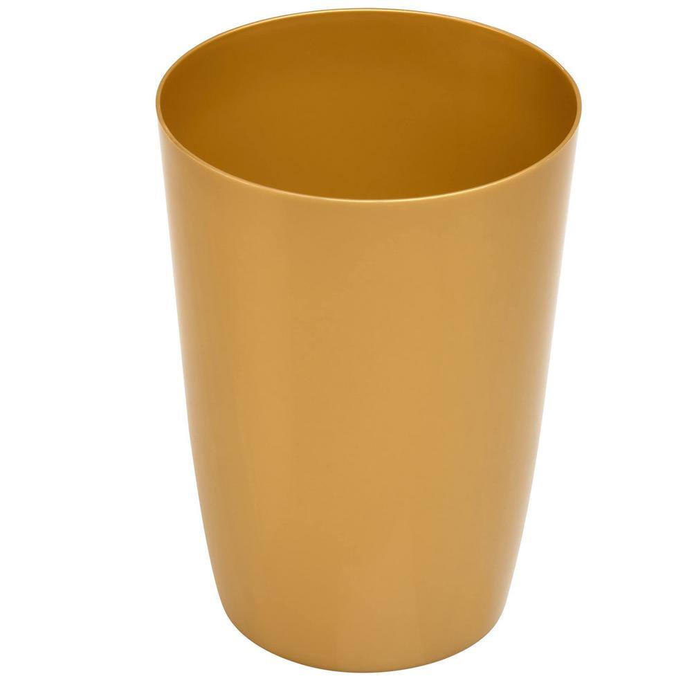 FAWEY TRED INC 2 Gal. Soft Brass Open Top Garbage Outdoor Can NYD7VTL4 ...