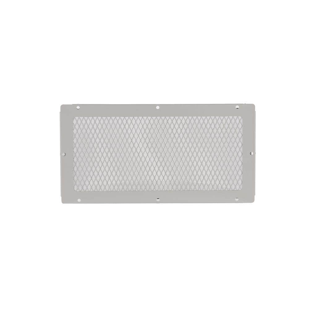 HY-C 8 in. x 16 in. Gray Insect Armor Soffit Guard (1-Unit) IAVG0816G1G ...