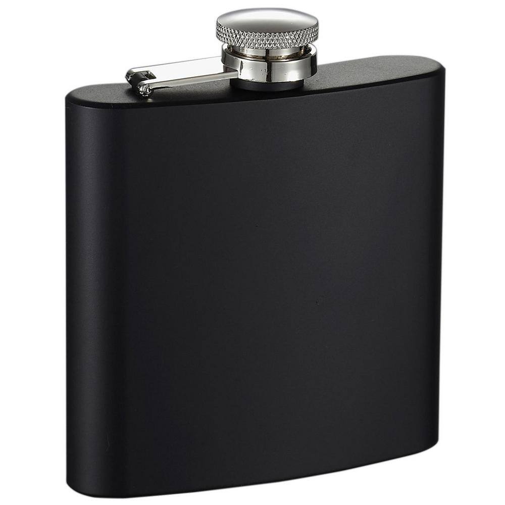 Visol Raven Black Matte Liquor Flask VF1306 - The Home Depot