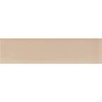 Apollo Tile Beige 4 in x 5 Polished Penny Round Glass Mosaic Floor and ...