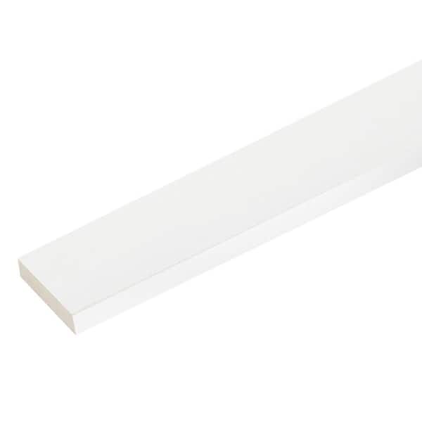 Veranda 3/4 in. x 3-1/2 in. x 8 ft. White PVC Trim IN5416412 - The Home ...