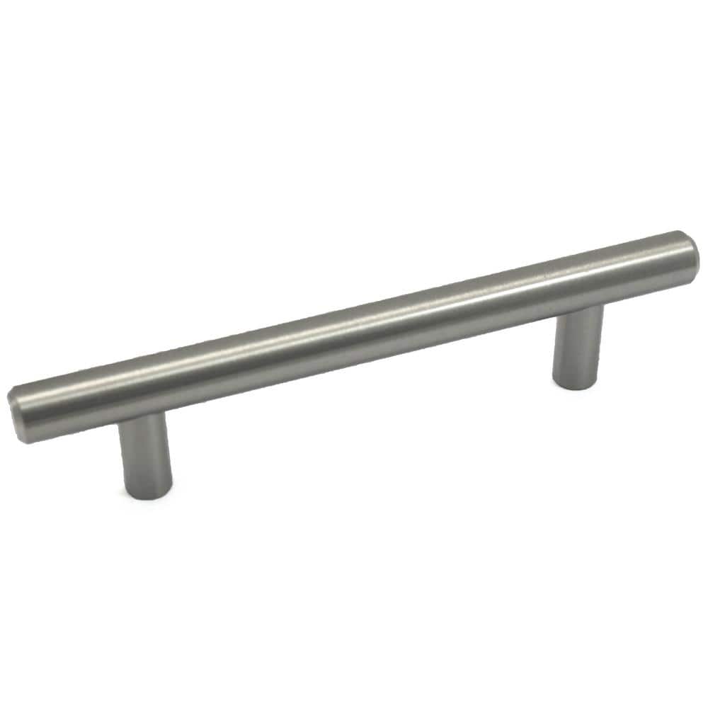 Laurey Value Pack 3 in. Center-to-Center Satin Nickel Bar Pull Cabinet ...