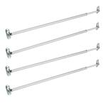 EMOH Adjustable 11" to 19" Round Sash Rod in White (Set of 2) HSASHR-1119