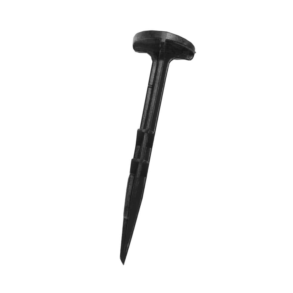 Smart SPRING 5 in. Heavy-Duty Circle Top Landscape Stakes (100-Pack ...