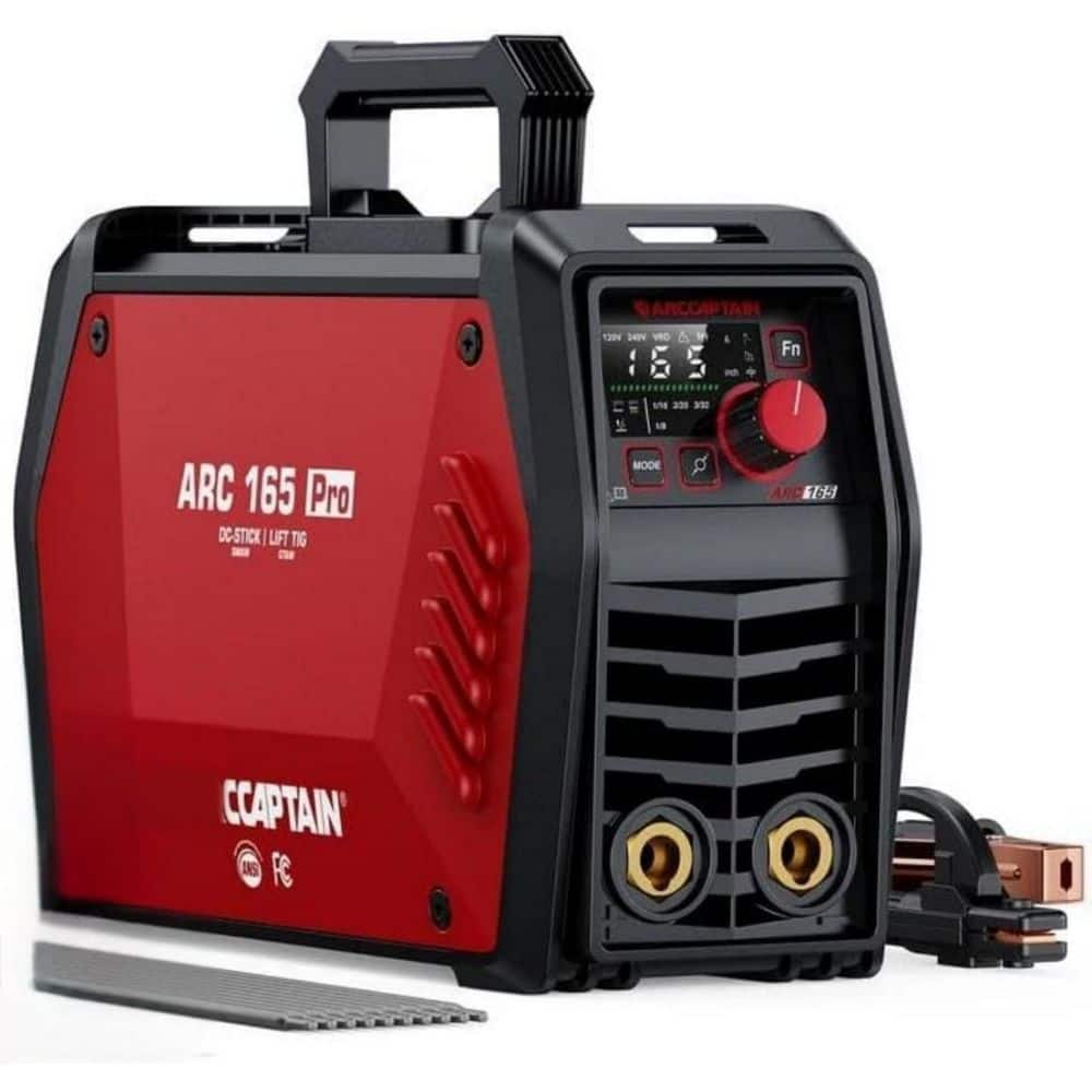 ARCCAPTAIN 165 Amp 120/240 Volts Electric (AC) Stick Welder app Control ...