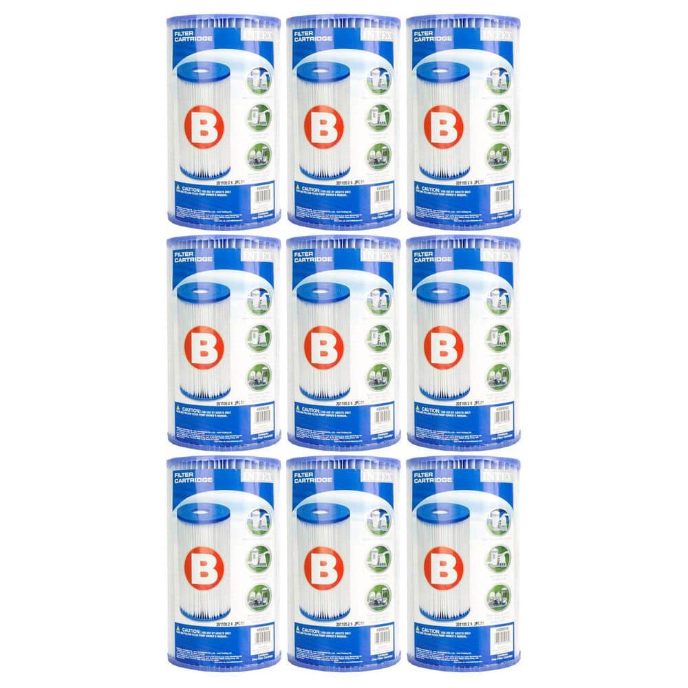 Intex Easy Set Type B Replacement Filter Cartridge for Swimming Pools ...