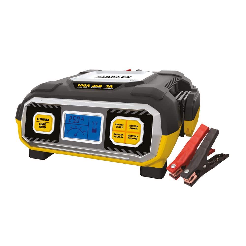 Stanley 100 Amp Battery Charger & Maintainer For Lead Acid & Lithium ...