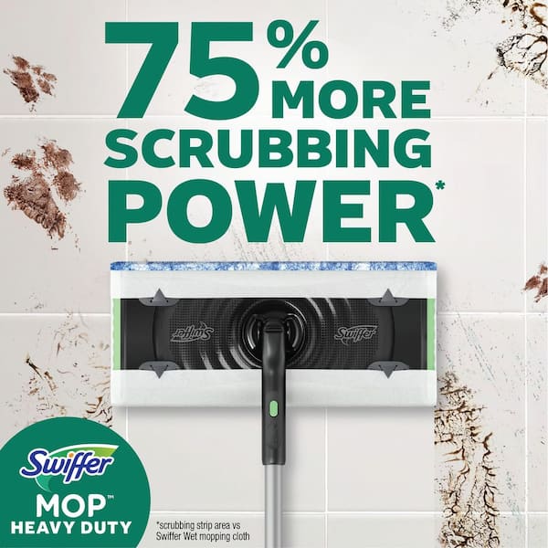 Swiffer Sweep Plus Mop Deluxe 2 in 1 Multi-Surface Floor Cleaning ...