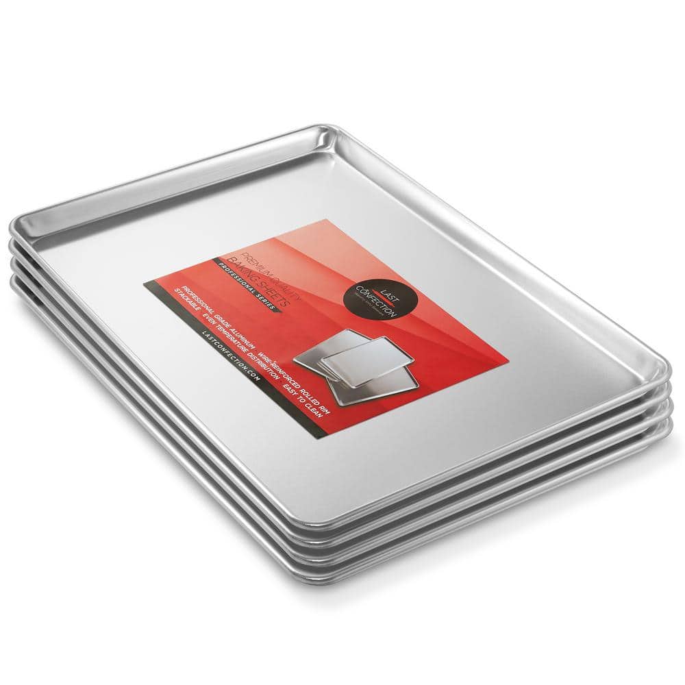 Last Confection 4-Pack 18 in. x 26 in. Commercial Baking Sheet Pans ...