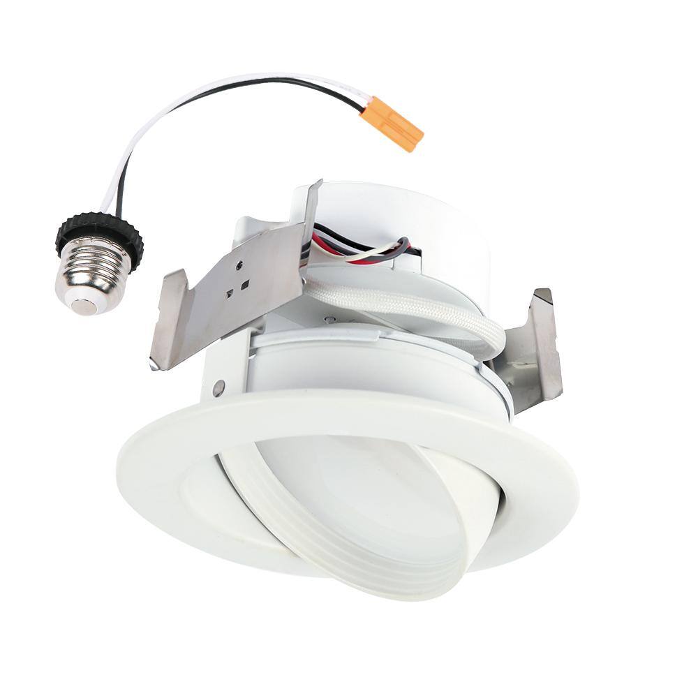 HALO RA 4 in. Integrated LED Recessed Light Trim, 600 Lumens/900 Lumens ...