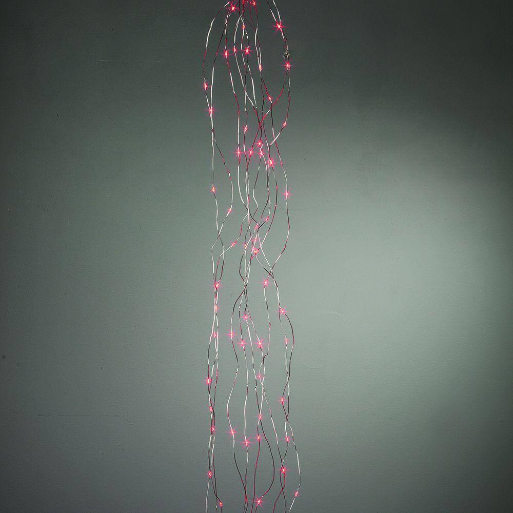 Everlasting Glow 120-Light LED Red 10 Strand Indoor/Outdoor Multi ...