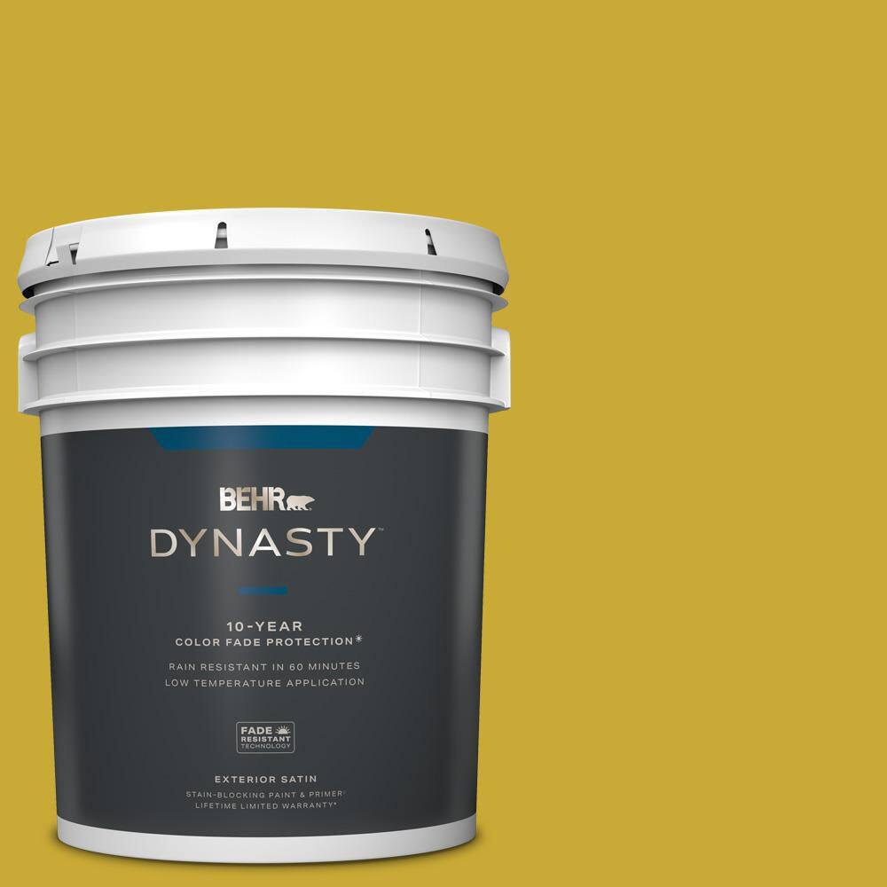 BEHR DYNASTY 5 gal. #P320-7 Sweet and Sour Satin Enamel Exterior Stain ...