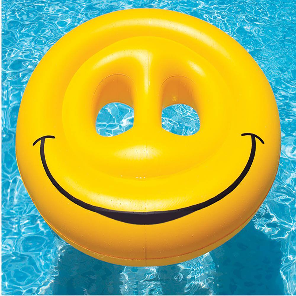 Swimline 72" Smiley Face Island-9053SL - The Home Depot