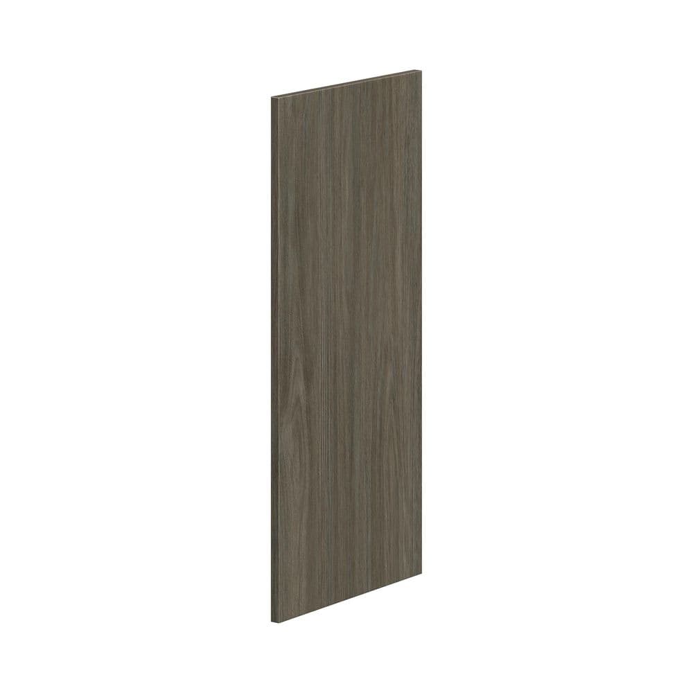 J COLLECTION Timberline 14 in. W x 32 in. H Cabinet End Panel in Walnut ...