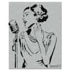 Stencil1 Blues Singer Stencil S1_01_161 - The Home Depot
